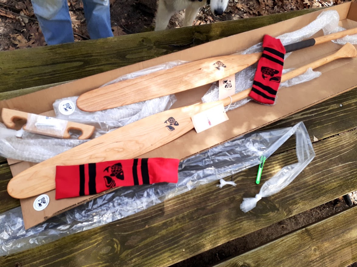 Fishell Canoe Paddles Unboxing - Two Weeks in a Hammock